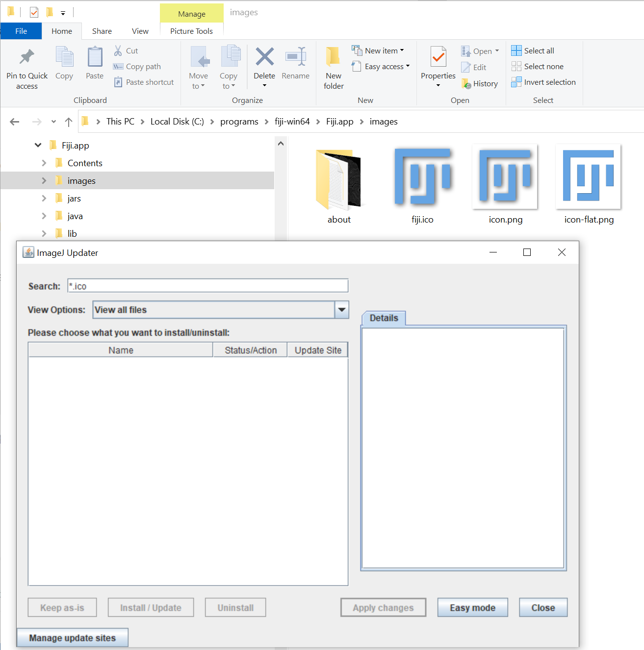 How to Change the ImageJ icon to the Fiji icon - Usage & Issues - Image ...