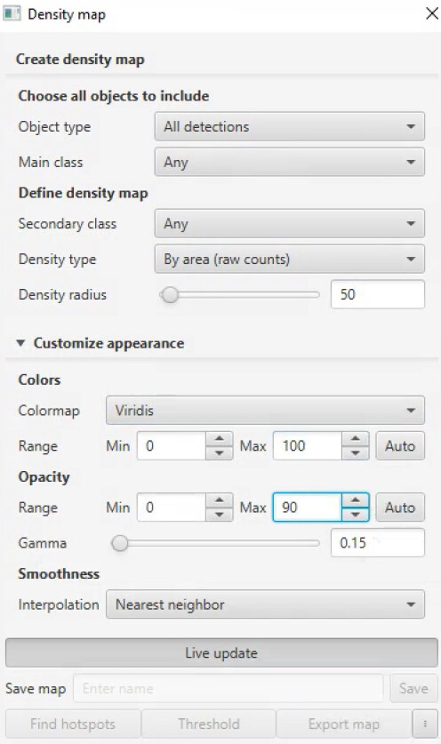 Qupath Gamma Setting Influcence On Density Map Scaling Usage And Issues Image Sc Forum