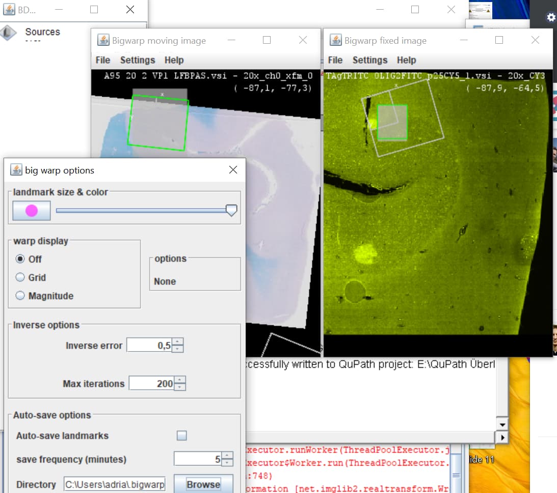 Warpy - Registration of whole slide images at cellular resolution with Fiji and QuPath ...