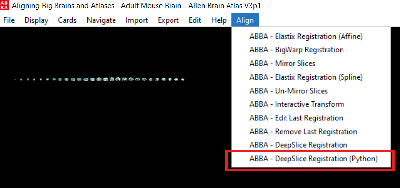 ABBA-Python Deepslice Error - Image Analysis - Image.sc Forum