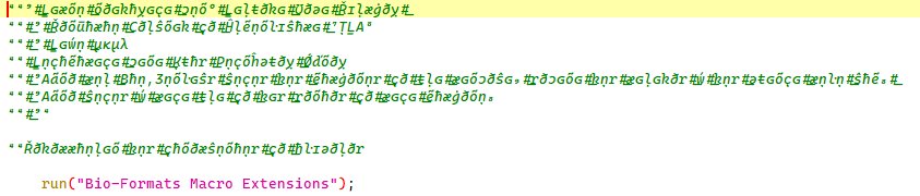 Error with ijm macro - Usage & Issues - Image.sc Forum