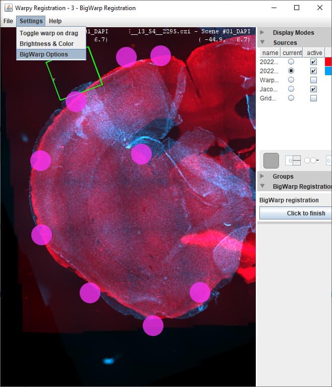 Warpy - Registration of whole slide images at cellular resolution with Fiji and QuPath ...