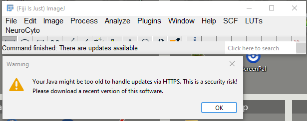 Java might be too old issue never goes away - Usage & Issues - Image.sc Forum