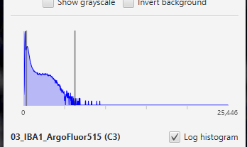 Feature Request: change the channel histogram x axis - Usage & Issues - Image.sc Forum