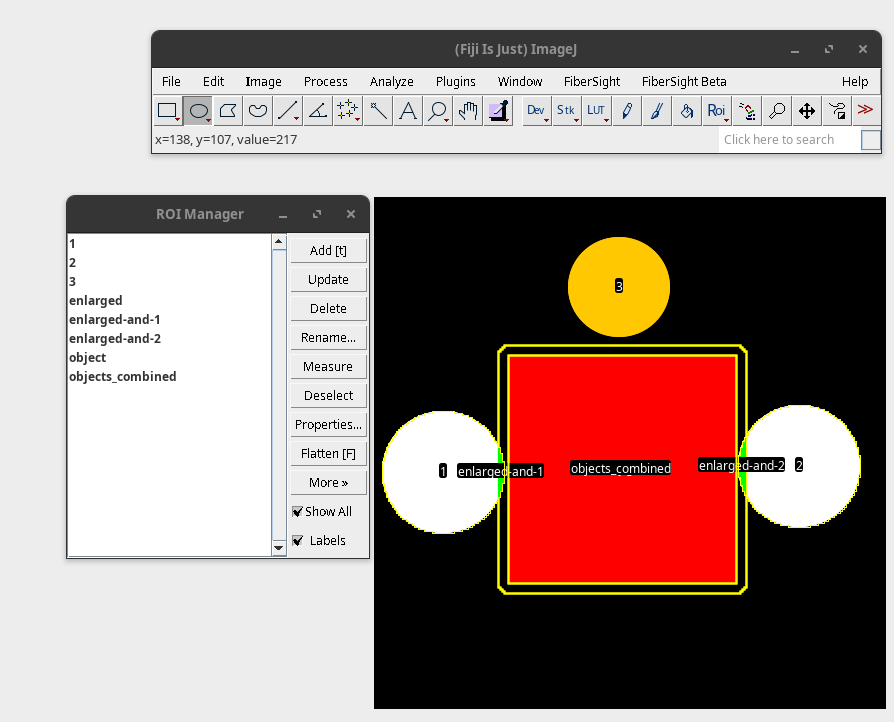 Determining which ROIs and how many are inside a specified bounding box - Image Analysis - Image ...