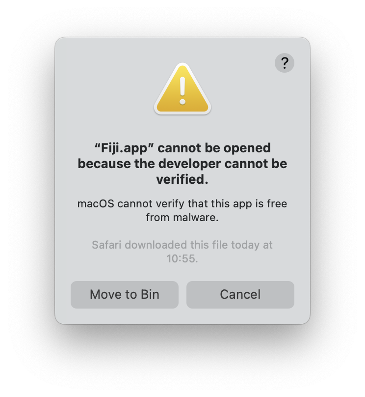 Cannot install Fiji on macOS Monterey - Usage & Issues - Image.sc Forum