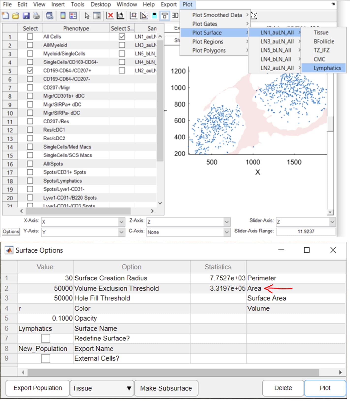 Calculate neighborhood region area (mm^2) in CytoMAP - Usage & Issues - Image.sc Forum