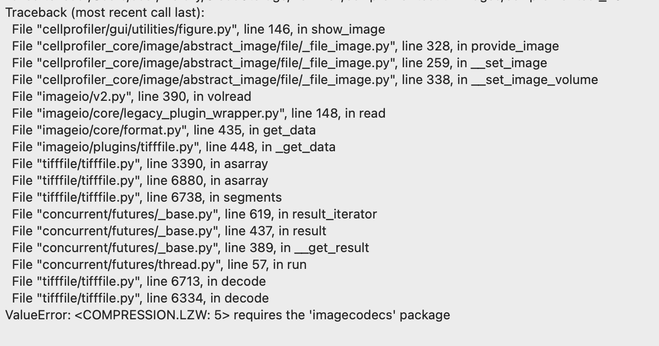 Issue visualizing TIF files on Cell Profiler - Image Analysis - Image.sc Forum