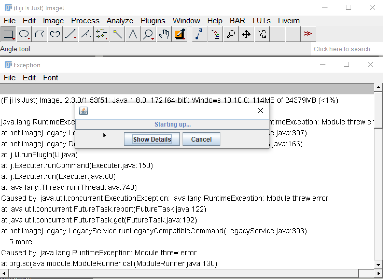 Update gives error message - Usage & Issues - Image.sc Forum