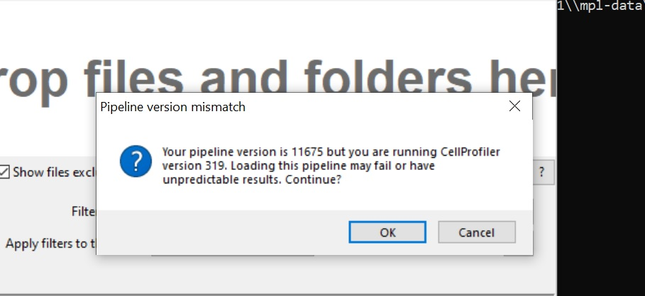 Problem opening older pipelines with new version of CellProfiler 3.1.9 - Usage & Issues - Image ...