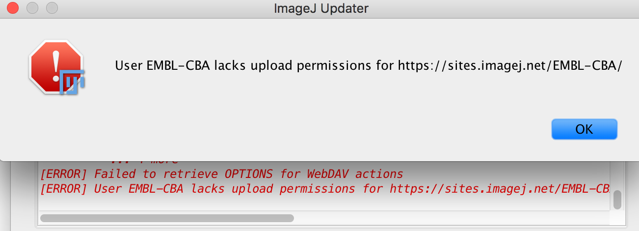 ImageJ updater issue - Usage & Issues - Image.sc Forum