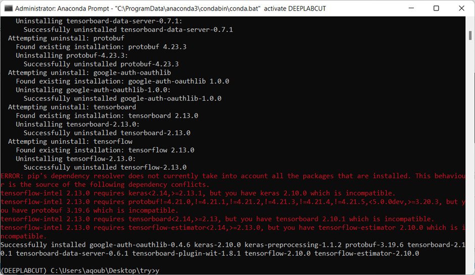 No module named ‘keras.legacy_tf_layers’ / Windows - Usage & Issues - Image.sc Forum