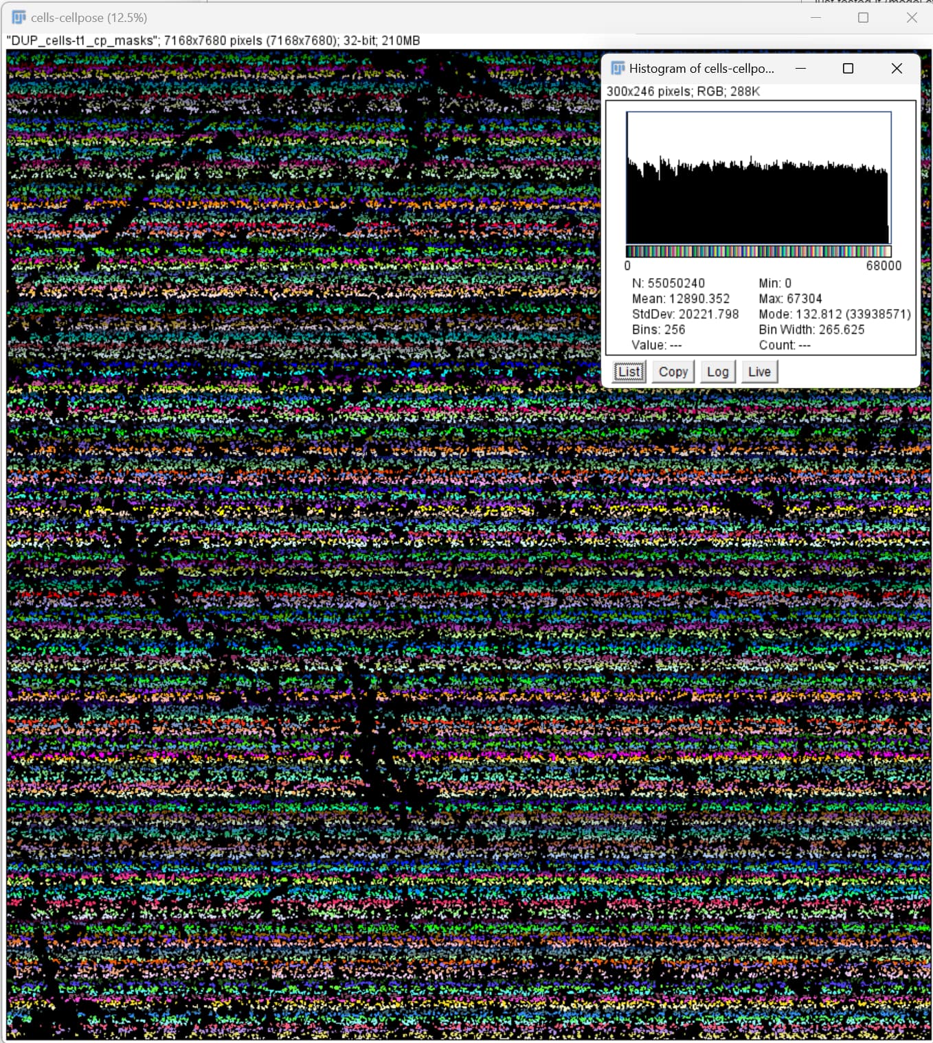 Cellpose (Fiji wrapper) - Maximum number of labels - Usage & Issues - Image.sc Forum