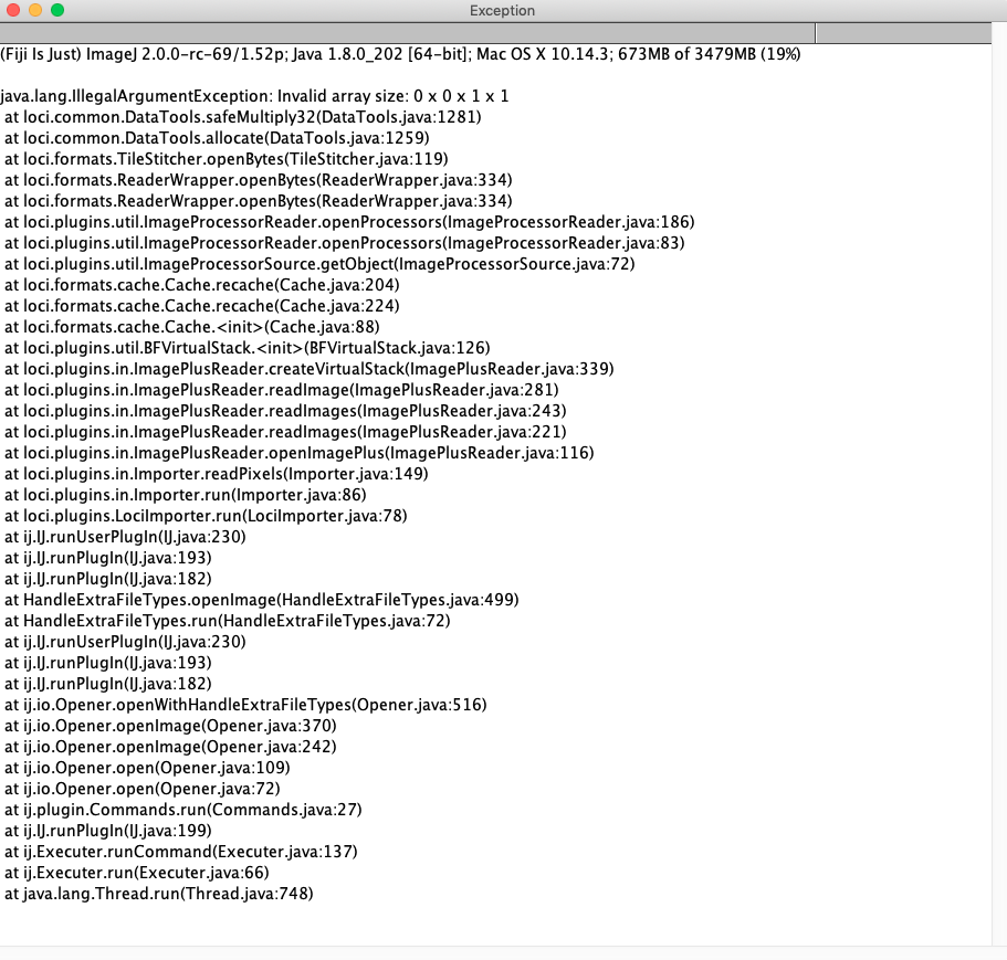 Opening z-stack (czi) in Image J: invalid array - Usage & Issues - Image.sc Forum