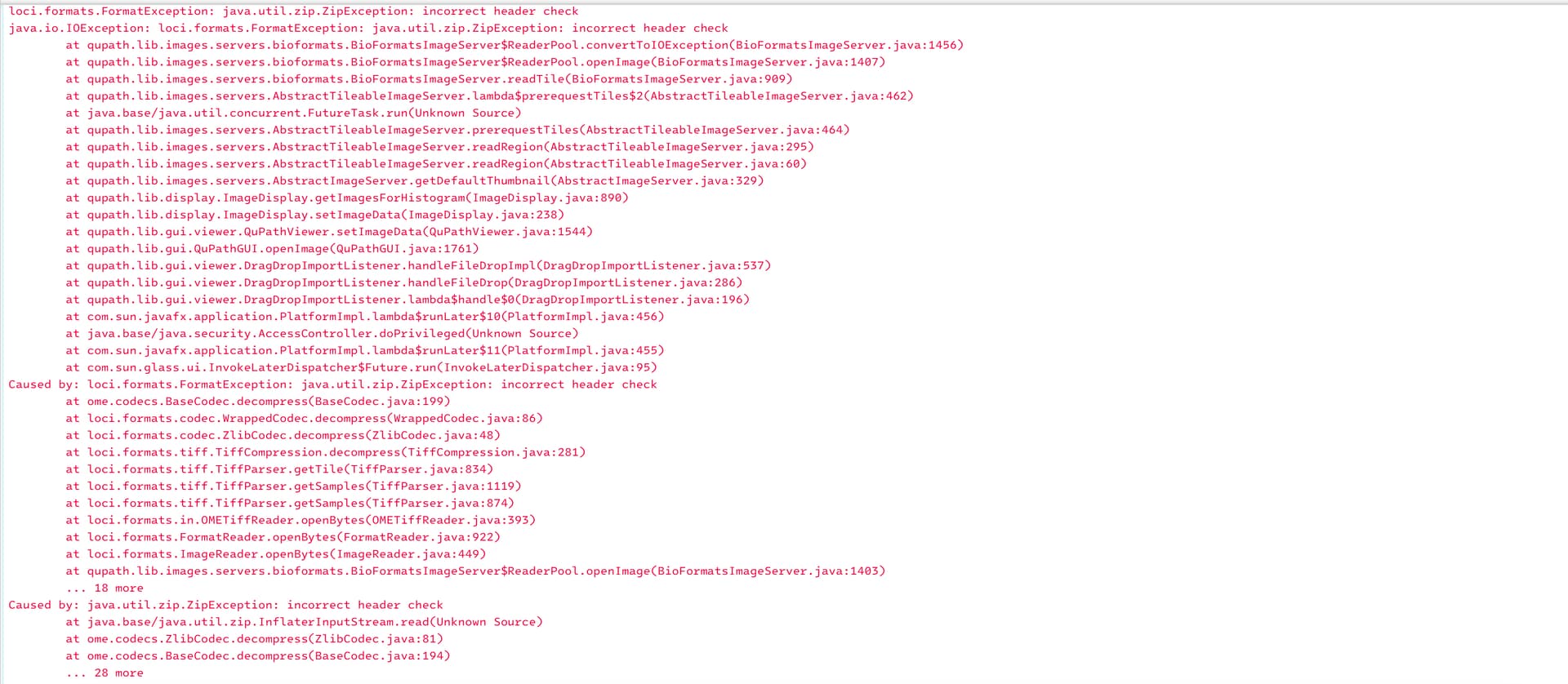 ERROR in Loading Image in QuPath - Usage & Issues - Image.sc Forum ERROR in Loading Image in QuPath - Usage & Issues - Image.sc Forum