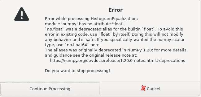 Cellprofiler error running Histogram Equalization/Matching - Usage & Issues - Image.sc Forum