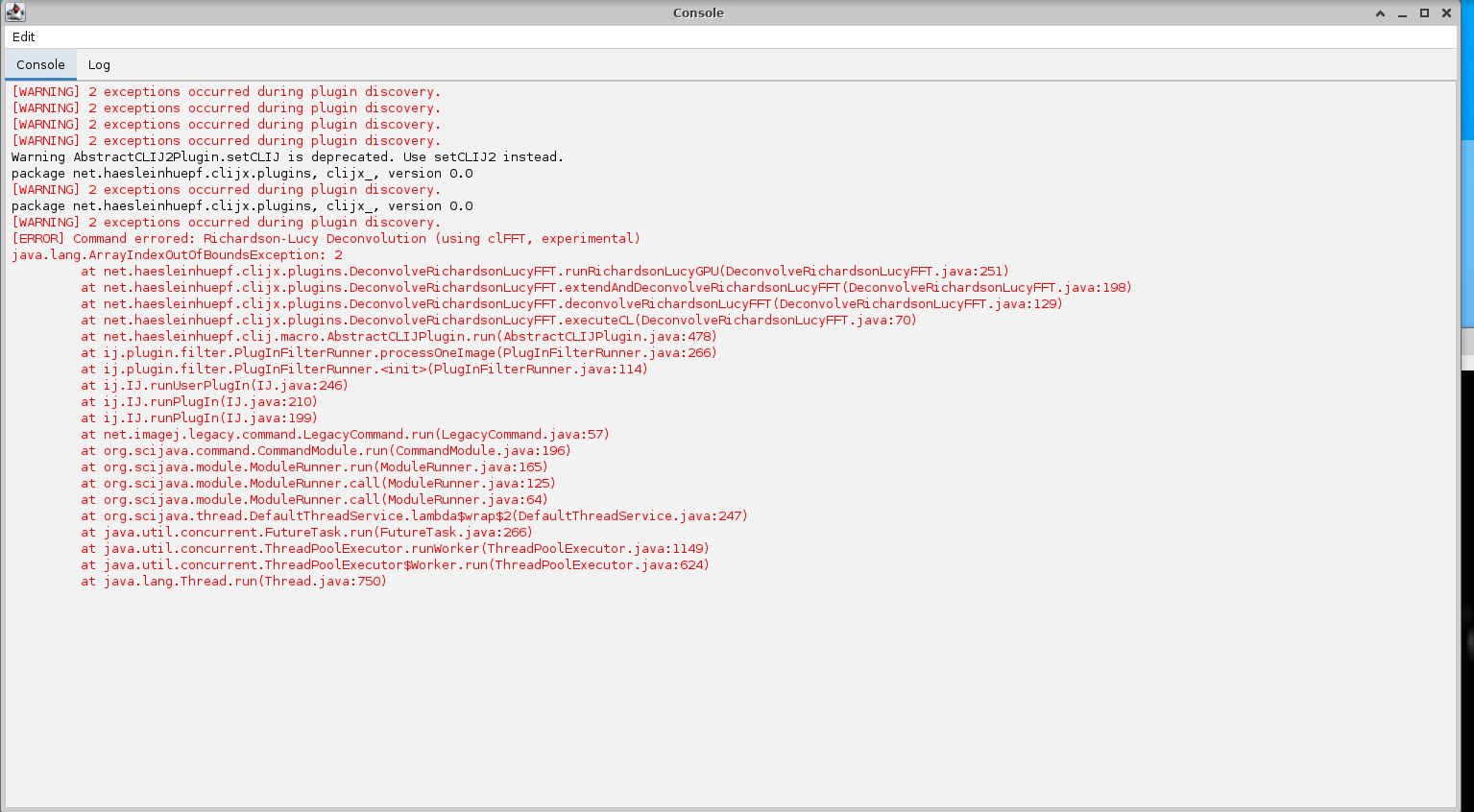 The richardsonLucyGPU deconvolution from Clij plugin doesn't work - Image Analysis - Image.sc Forum