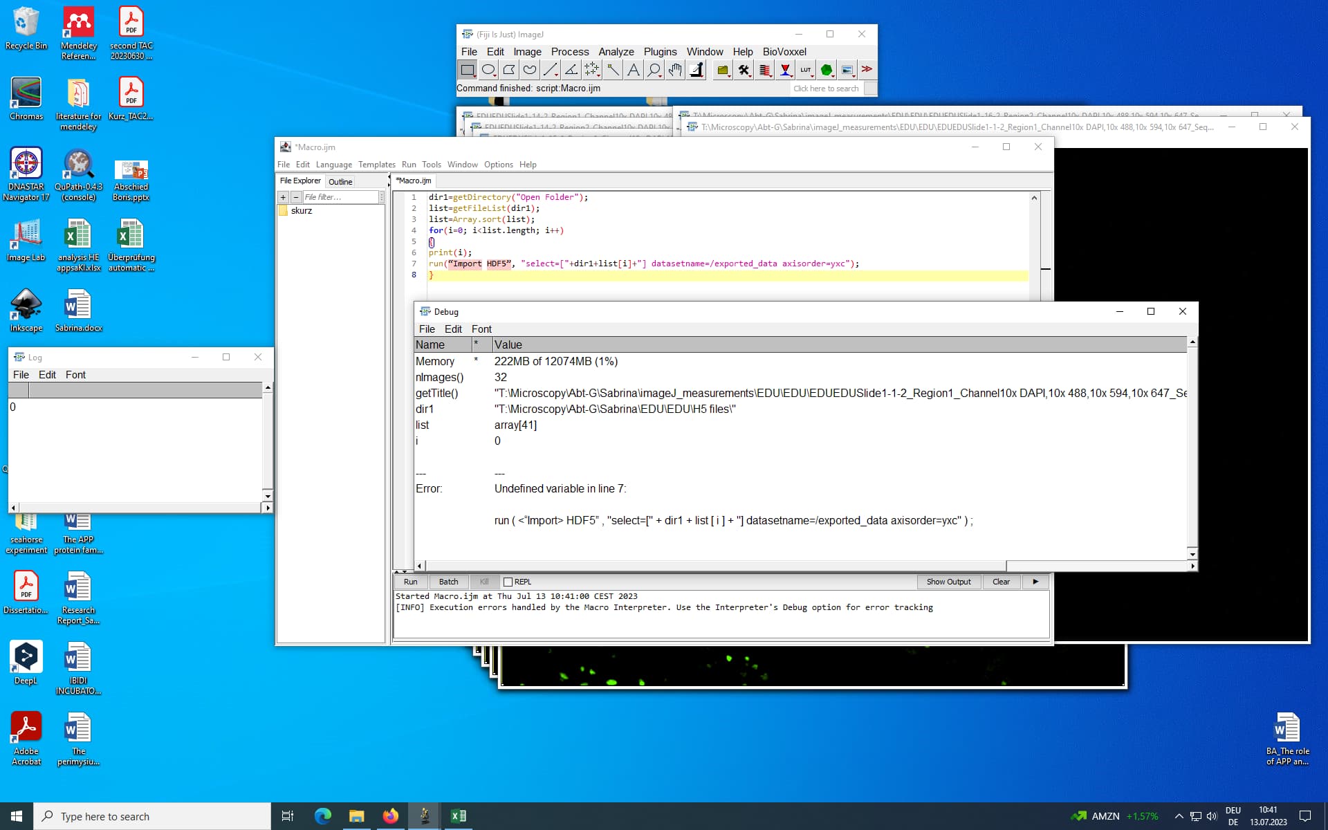 Is there a way to open a complete folder with .h5 images at once ...