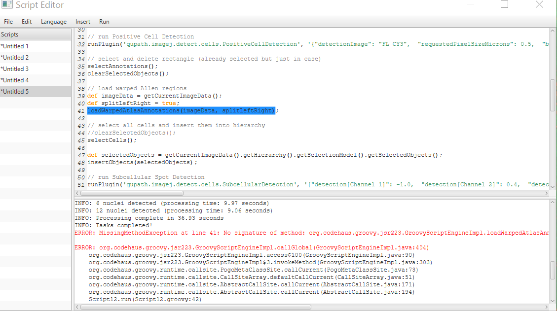 ABBA -> Qupath: script to Measure Fluorescence in Atlas Regions - Image Analysis - Image.sc Forum