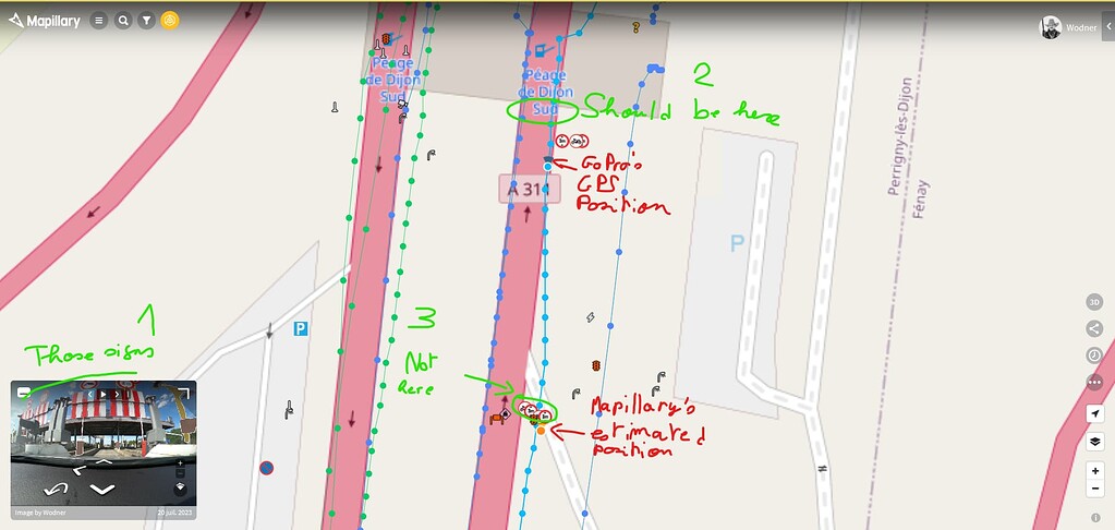 The estimated position is sometimes severely off, causing wrong object ...