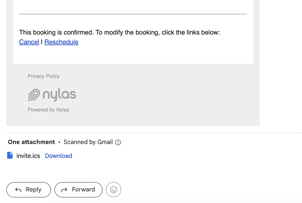 Is it possible to remove Nylas Branding from the booking confirmed email? - Question and Answers ...