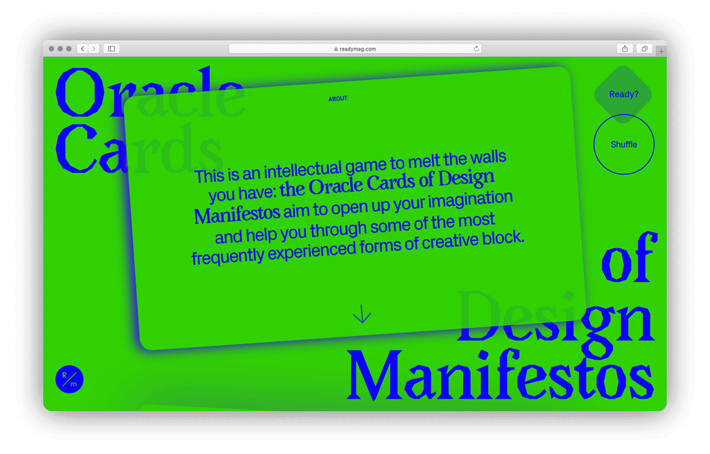 Randomizer - Custom code - Readymag Forum