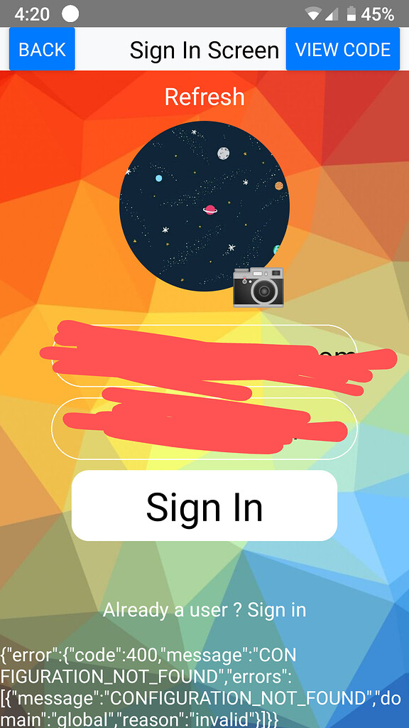 New Sign In App But Have Problem - Questions about Thunkable - Community