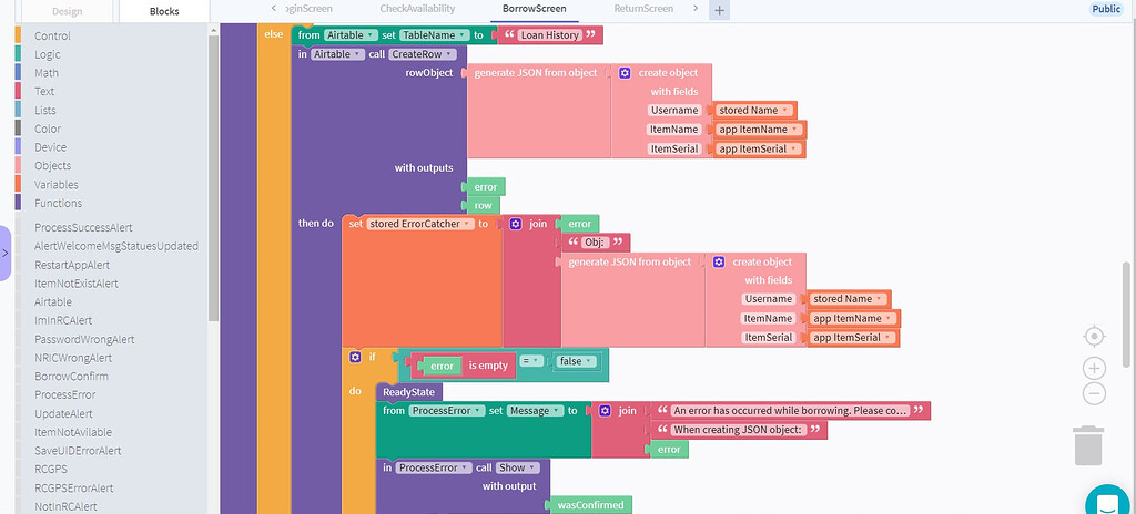Airtable Create Row Failed - Questions about Thunkable - Community