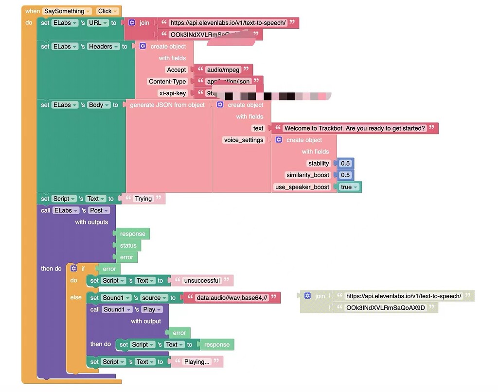 ElevenLabs TTS Posting, Web API - Web API's - Community