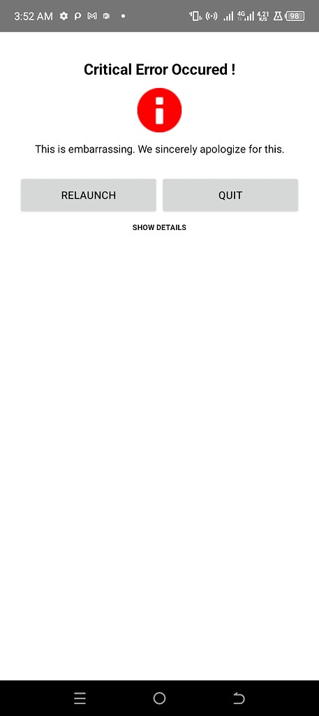 Thunkable Live App Crashing Issues Bugs Community