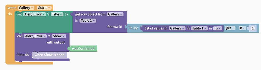 Get Row Objects From Block Doesnt Work Questions About Thunkable Community