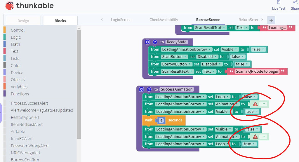 Consistent Error when trying to set a lottie animation file using block ...