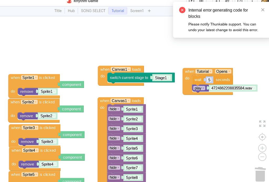 For Thunkable Support Issues Bugs Community
