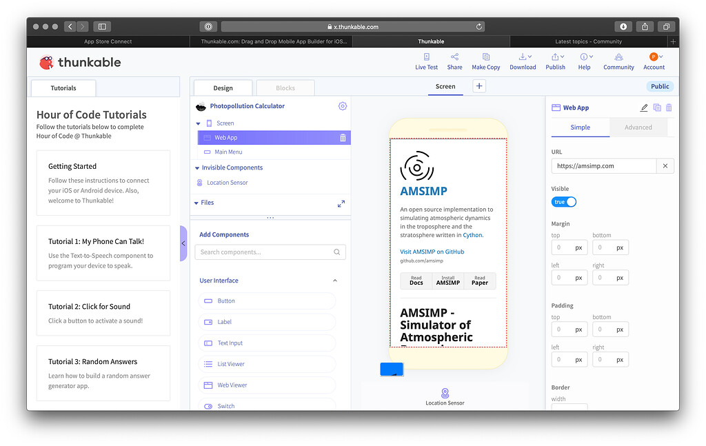 [Solved] Web Page not Rendering on Web Viewer - Questions about Thunkable - Community