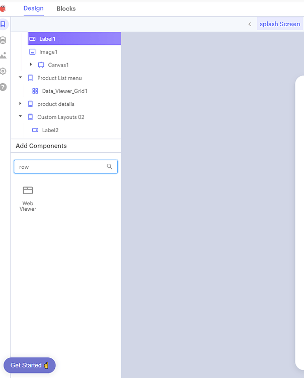 Why Can T I Find The Row Component In Components Questions About Thunkable Community