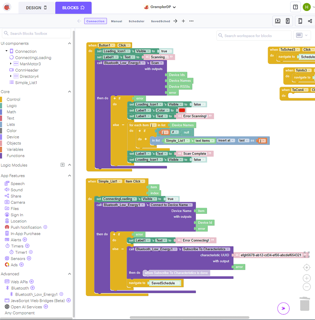 Solved Unable To Recieve Data Via Ble Send Works Fine Issues Bugs Community