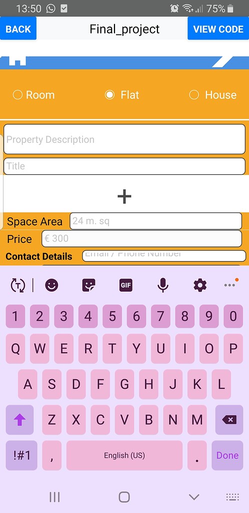 Page doesn't scroll up while typing into Text Input - Questions about Thunkable - Community