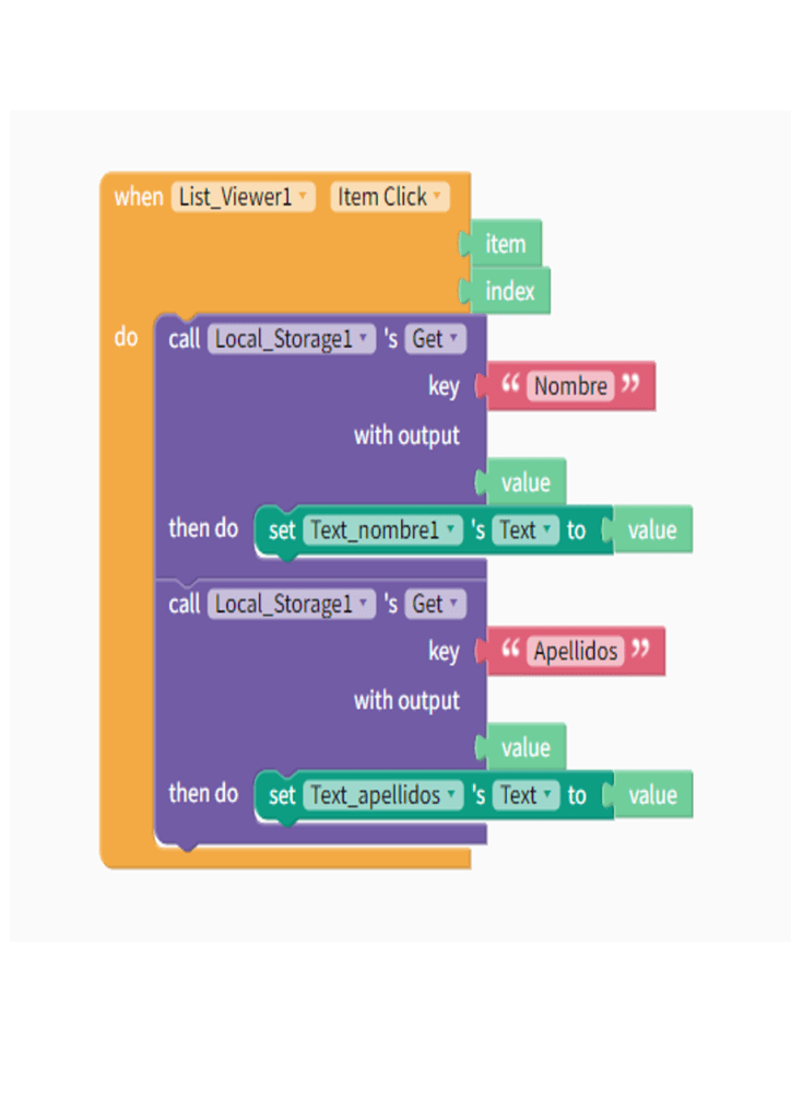 Item click list view con local storage - Questions about Thunkable - Community
