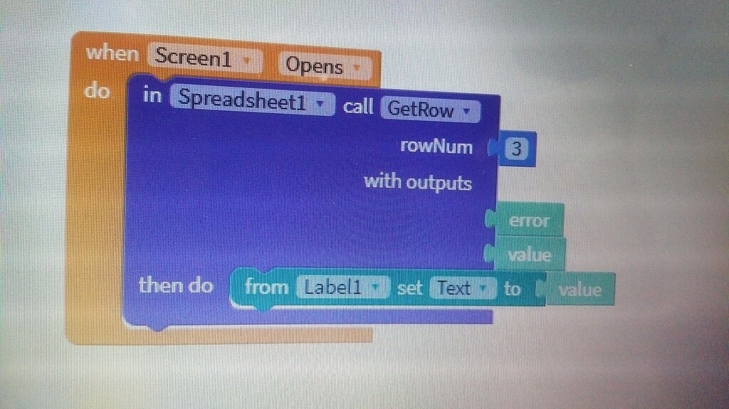 Creating list from a row of spreadsheet component - Questions about Thunkable - Community
