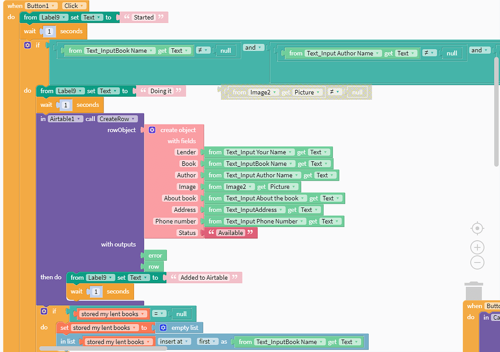 Help making a book-share app - Questions about Thunkable - Community