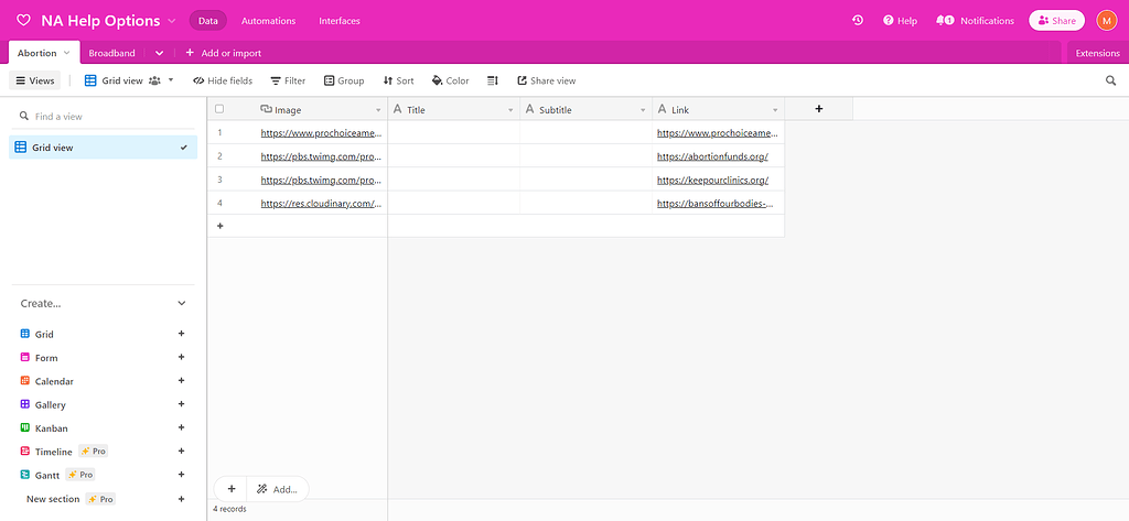 Data Viewer Grid Updating Photos Questions About Thunkable Community