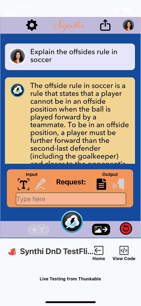 Chat Ai And Image Generator Aka Synthi Questions About Thunkable Community