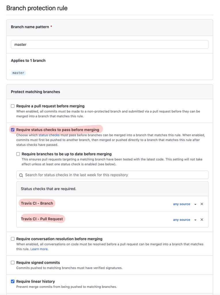 Travis CI - Pull Request Expected — Waiting for status to be reported - Travis CI Discussions ...