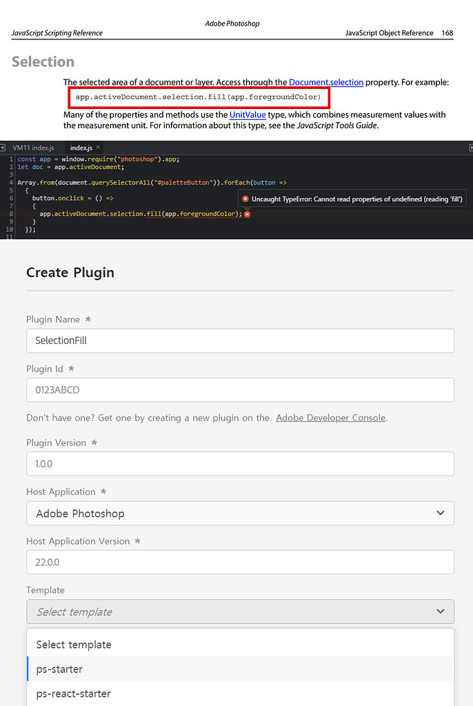 Cannot read properties of undefined (reading 'fill') - UXP Plugin API - Adobe Creative Cloud ...