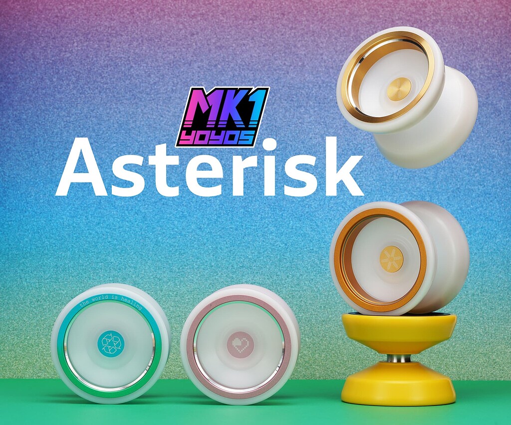 Asterisk by MK1YoYos x Eric Osorio! - Classic feel. Modern edge. Star-worthy design. - Available ...