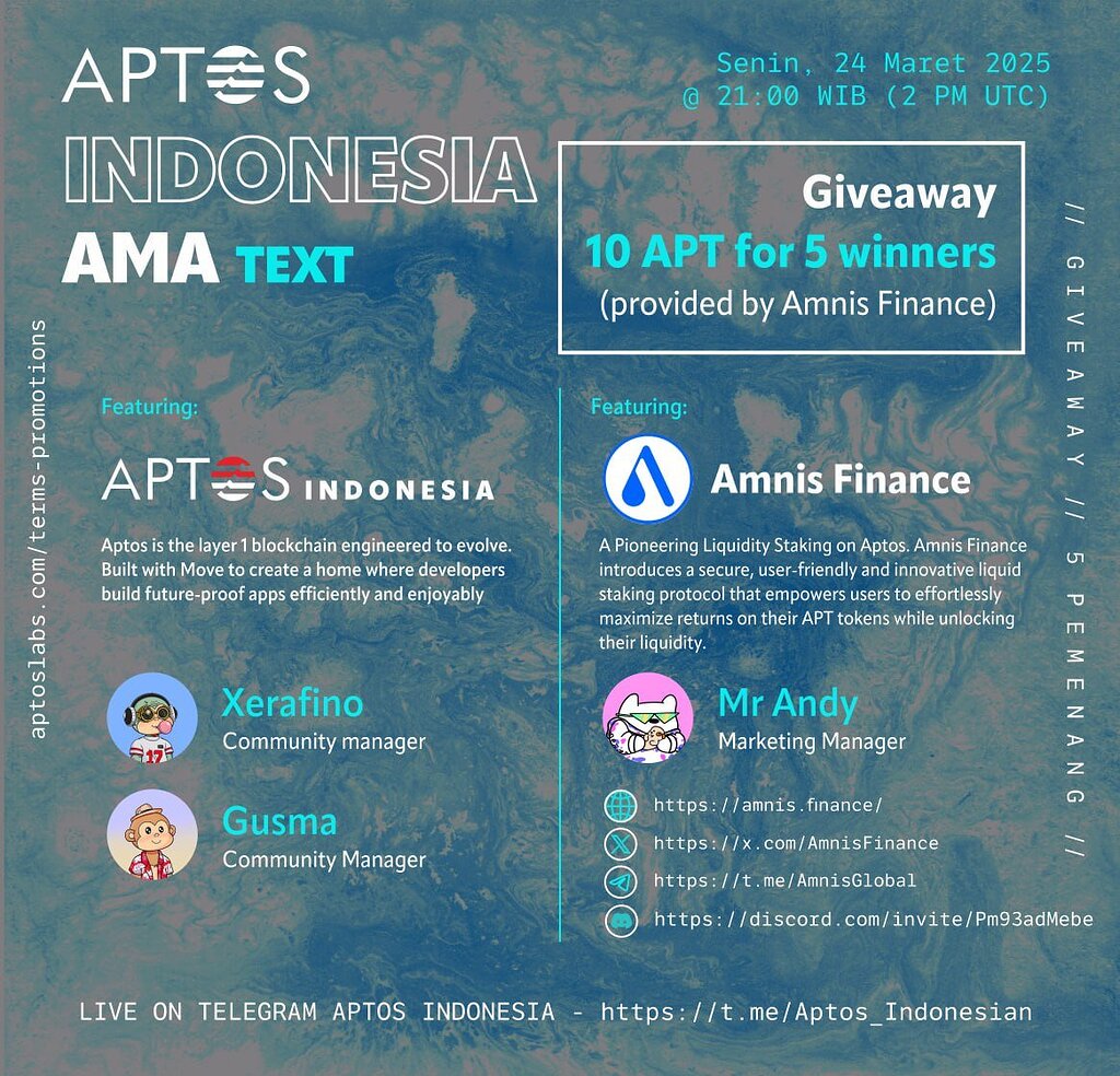 APTOS INDONESIA X AMNIS FINANCE text AMA - Bahasa Indonesia - Aptos Forum