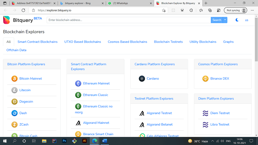 Blockchain Address related data using Bitquery Explorer - GraphQL ...
