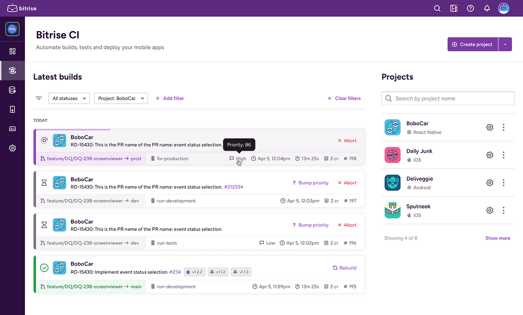Fast-track your critical builds with Build Priority! 🚀 - Website - Bitrise Discussions