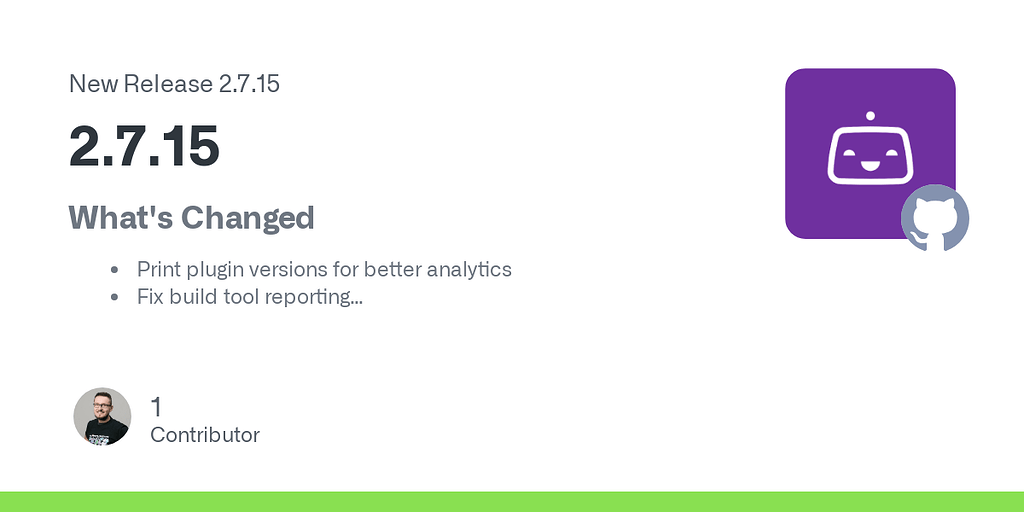 Build Cache for Gradle v2.7.15 - Changelog - Bitrise Discussions