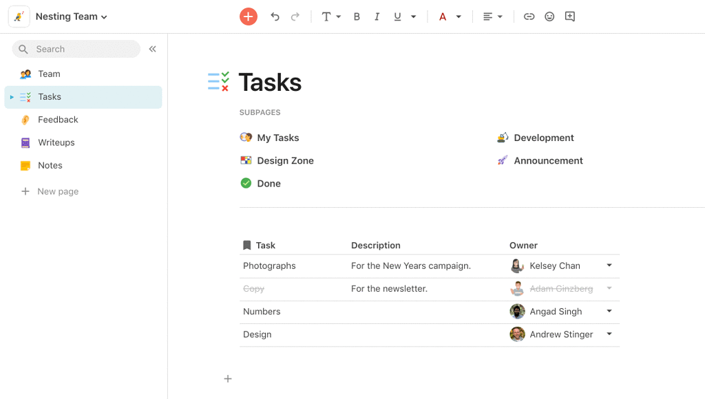 Beta Access To... Pages & Subpages (aka Nested Sections) - Page 2 ... Beta Access To... Pages & Subpages (aka Nested Sections) - Page 2 ...